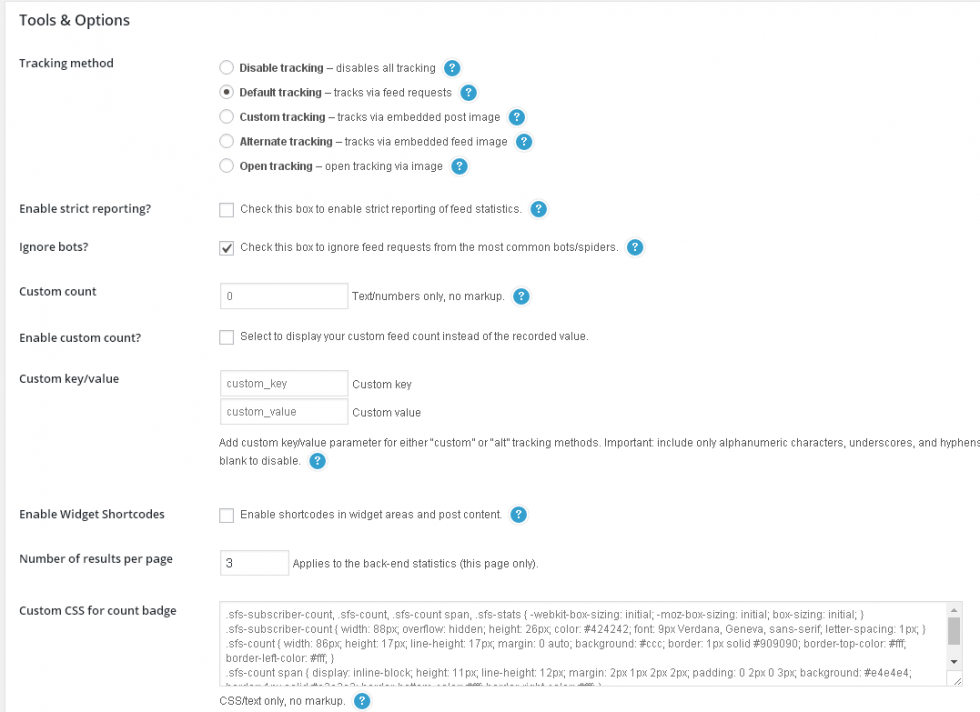 RSSフィードからのアクセスをカウントすることができるWordPressプラグイン「Simple Feed Stats」 | TechMemo