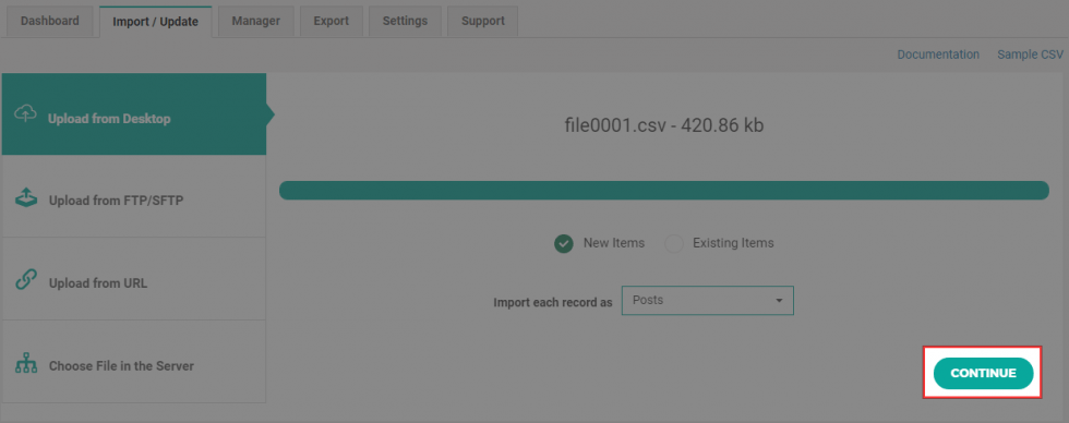 CSVから投稿を一括インポートできるWordPressプラグイン「CSV Import for WordPress(WP Ultimate CSV Importer)」 | TechMemo