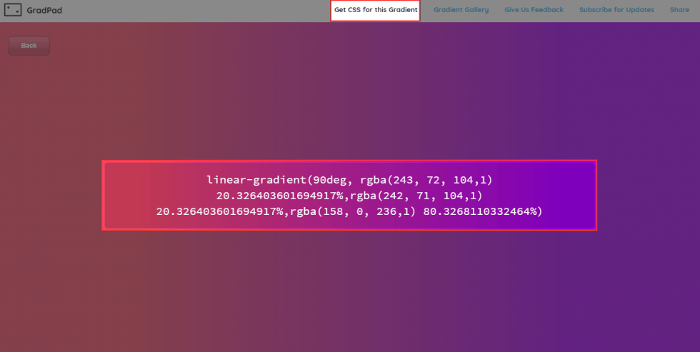 直感的に操作できるCSSグラデーションジェネレーター「GradPad」 | TechMemo
