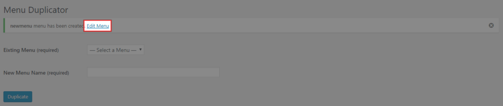 カスタムメニューを複製できるようになるWordPressプラグイン「Menu Duplicator」 | TechMemo
