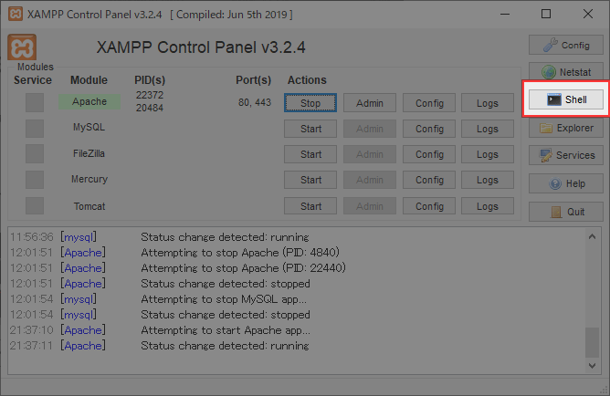 XAMPPで複数のバージョンのPHPを切り替えて使う方法 | TechMemo